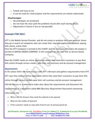 SDLC software testing | DOCX