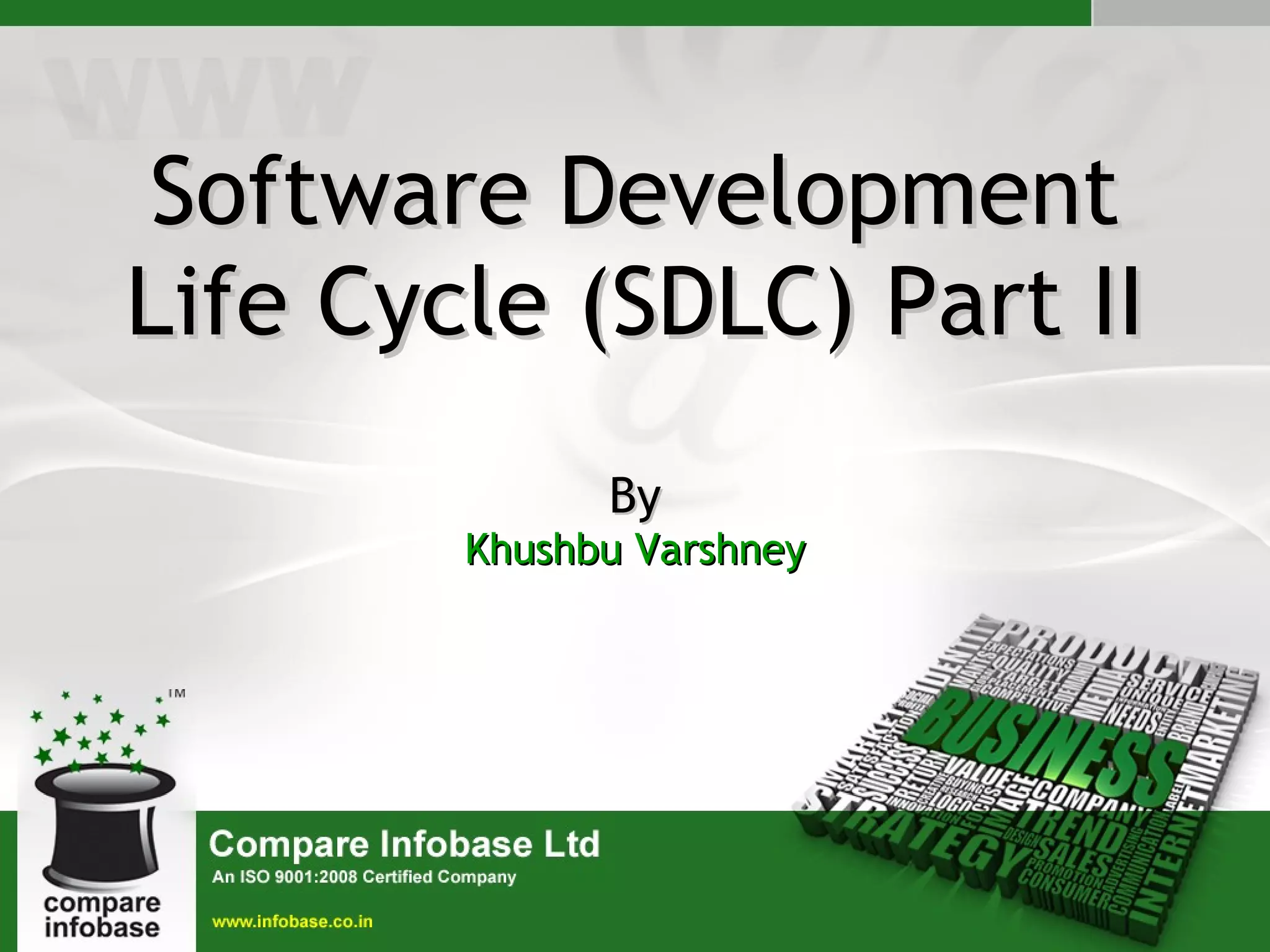 Software Development Life Cycle Part II | PPT