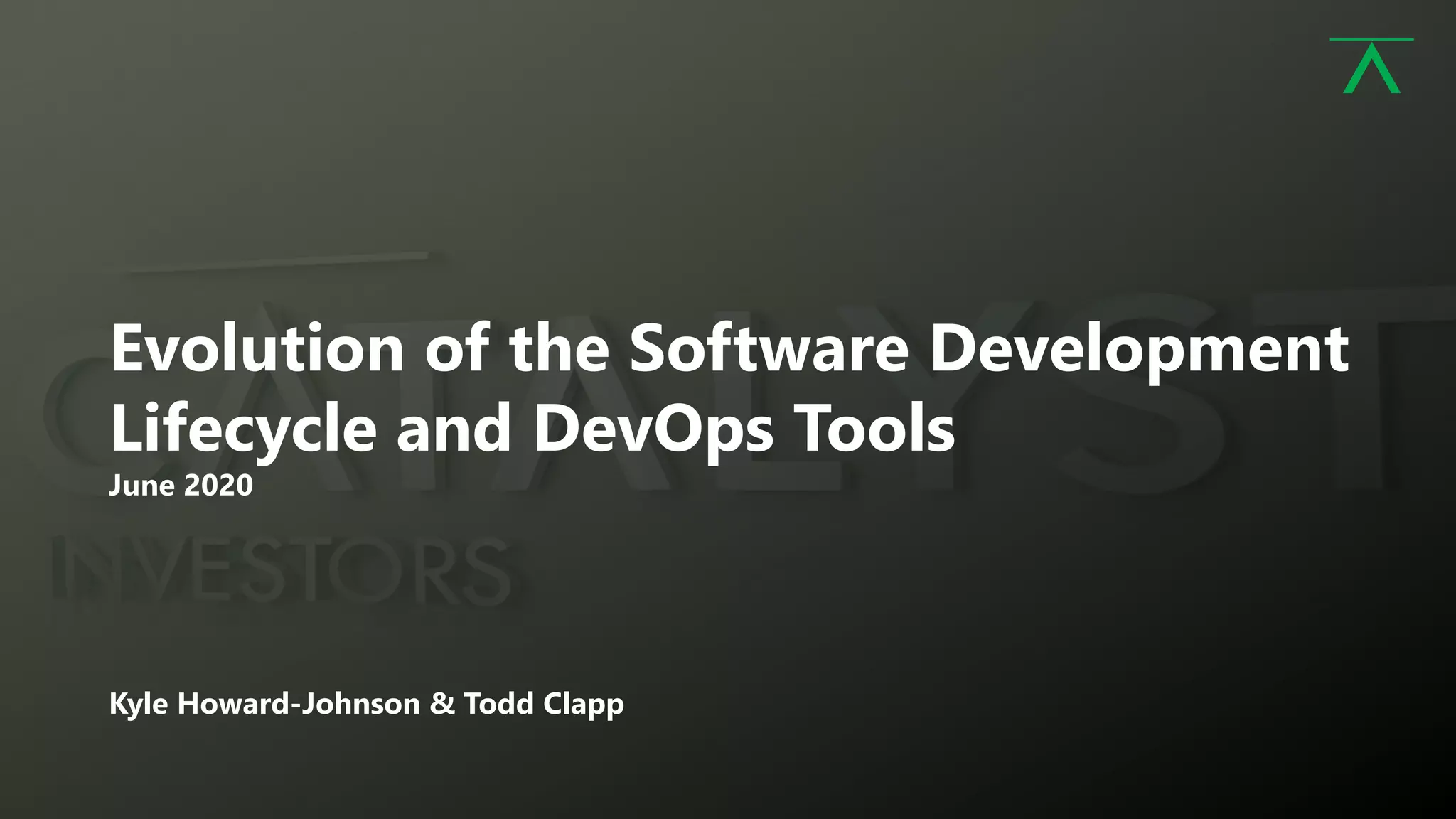 Evolution Of The Software Development Lifecycle And Devops Tools Ppt