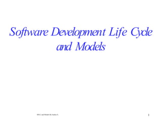 Software Development Life Cycle and Models.pptx