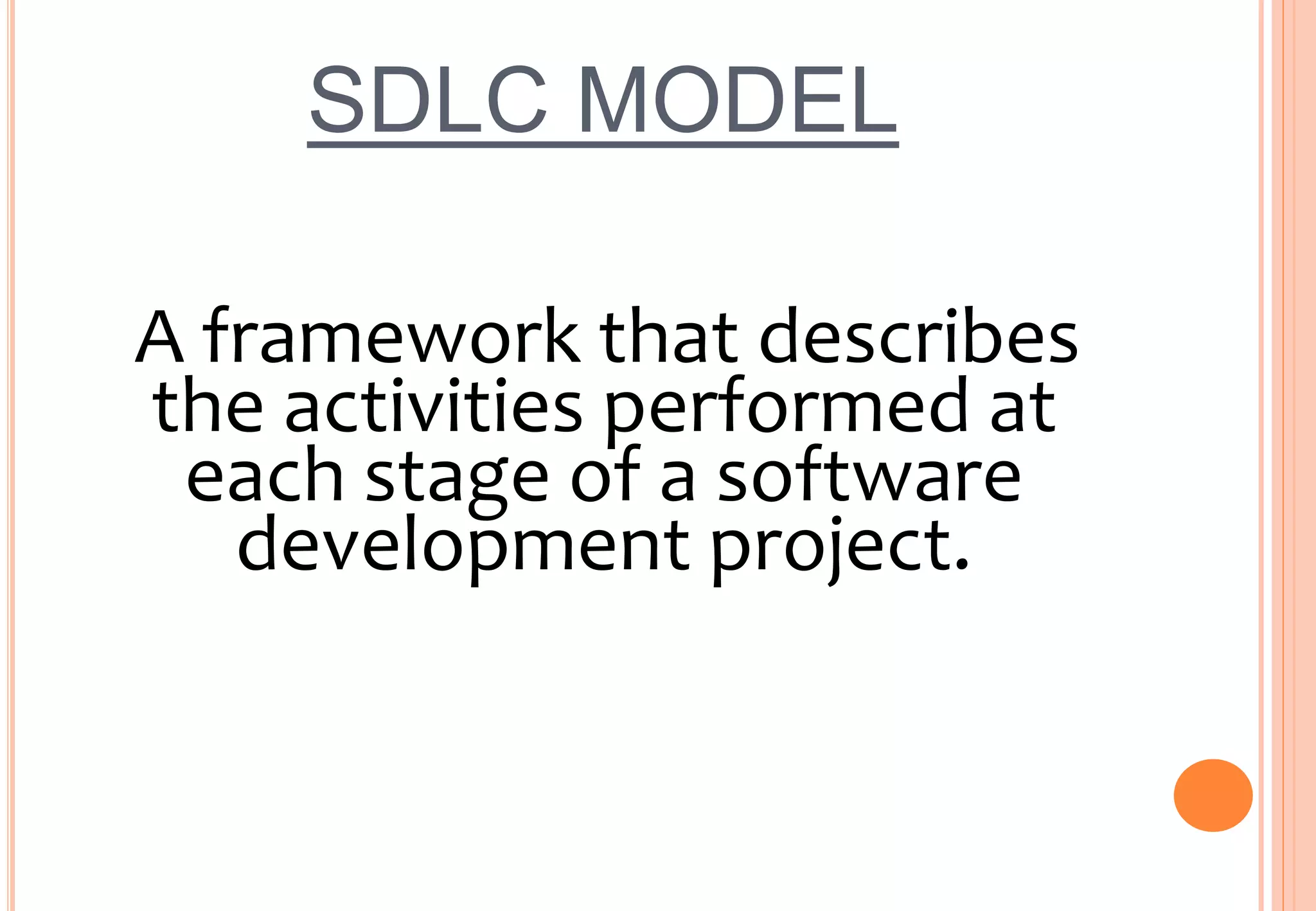 SDLC MODEL | PPT