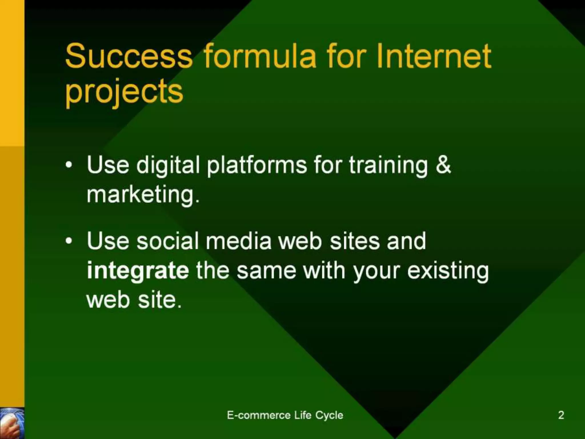 SDLC for an e commerce website | PPTX