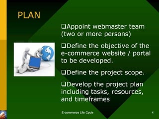 SDLC for an e commerce website | PPTX