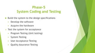 SOFTWARE DEVELOPMENT LIFE CYCLE - SDLC LIFE CYCLE | PPT