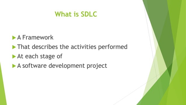 SOFTWARE DEVELOPMENT LIFE CYCLE - SDLC LIFE CYCLE | PPT