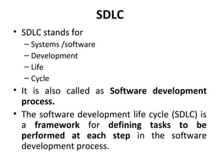 Sdlc model | PPT