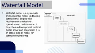 System Development life cycle and its models | PPTX