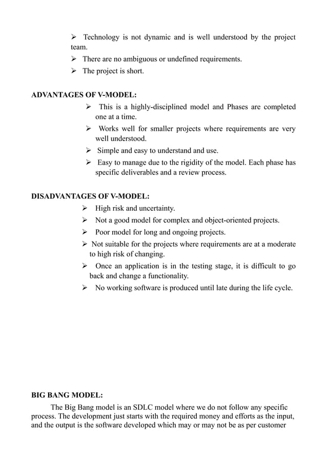 Sdlc models | PDF | Computer Software and Applications | Computing