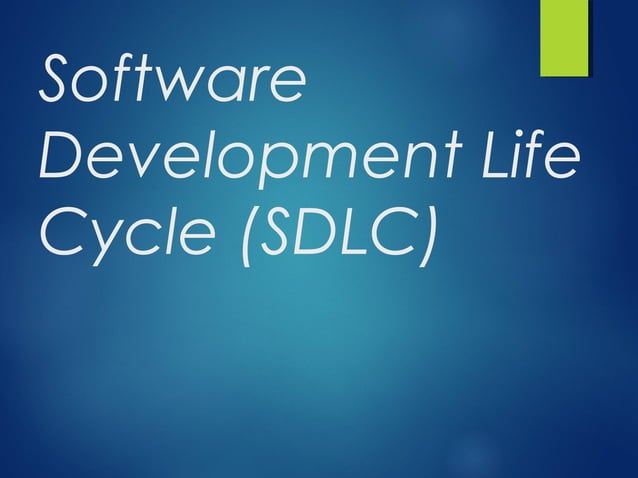 SDLC | PPT