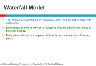 Software development life cycle model in OOSE | PPT