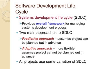 S.D.L.C (Software Development Life Cycle.) | PPTX