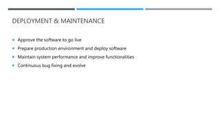 Typical Approach of Software Development Life Cycle (SDLC) | PPT