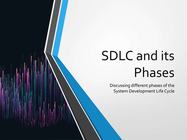 SDLC and its phases system development life cycle | PPT