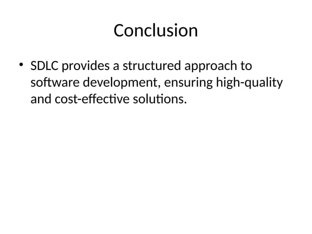 Sdlc Presentation Software Engineering Pptx