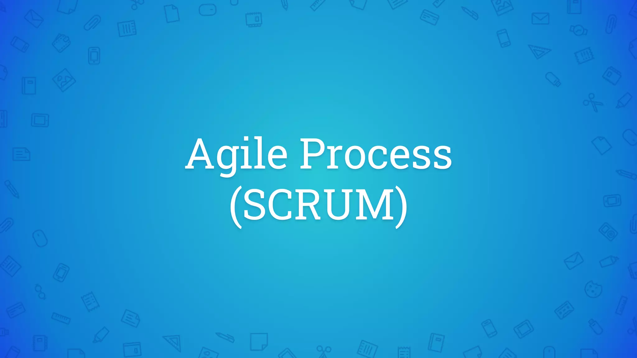 Agile process (Scrum Framework) | PPT Agile process (Scrum Framework) | PPT