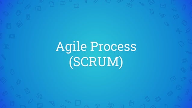 Agile process (Scrum Framework) | PPT