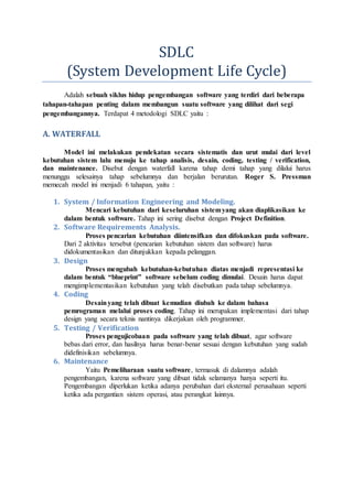 Rangkuman SDLC | PDF