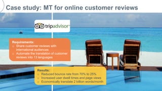 Machine Translation: Latest Innovations and their Impact on Commercial ...