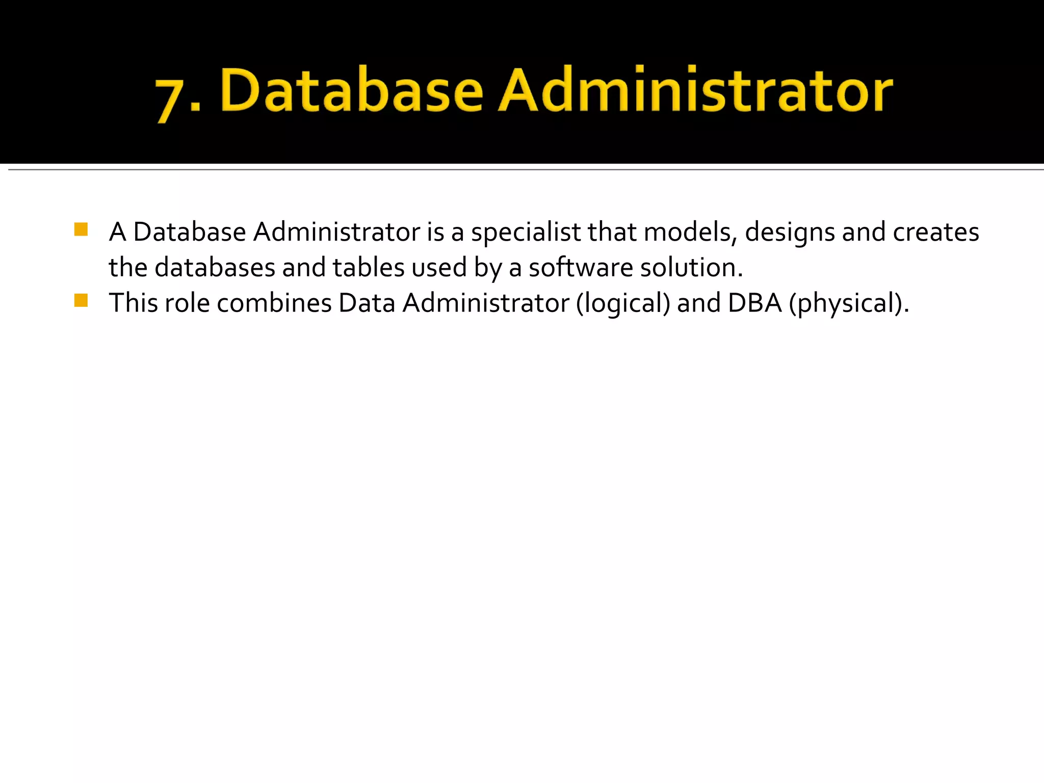 SDLC & Project Team roles_in practice | PPT