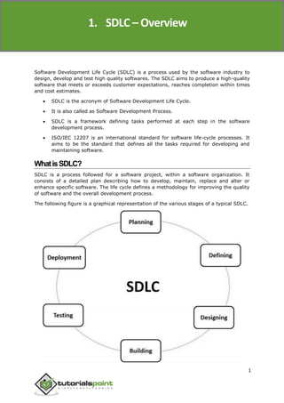 Sdlc tutorial | PDF