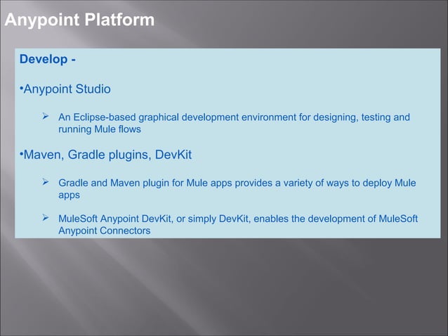 Sdlc with mule esb | PPT
