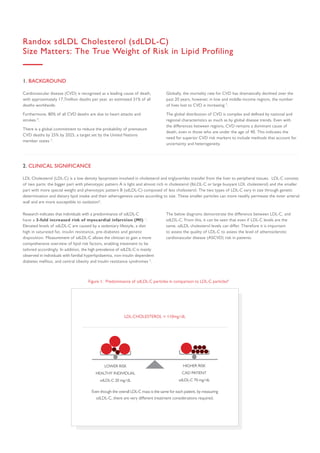 sdLDL-C - Size Matters: The True Weight of Risk in Lipid Profiling MAY19 | PDF