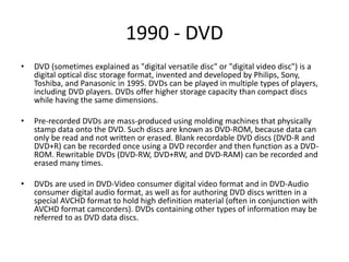History of Digital Media from 1990 1999 | PPTX