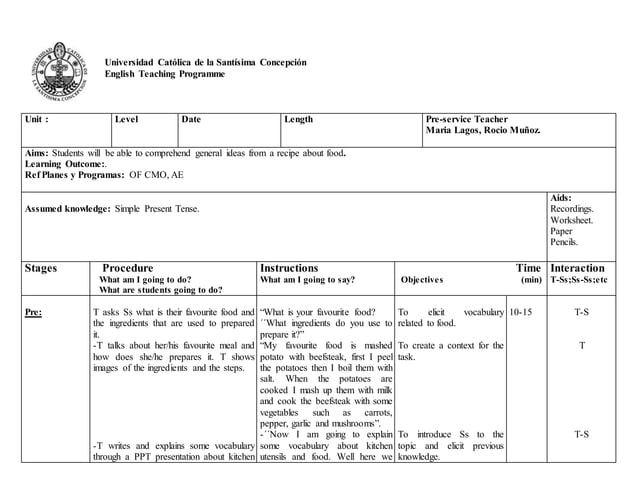 Skill development lesson plan format | PPT