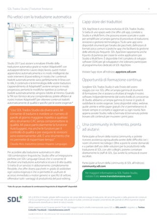 Sdl pb trados_studio_2017_freelance_it_a4_hires | PDF