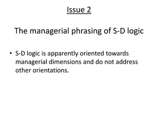 service dominent logic presentation | PPTX