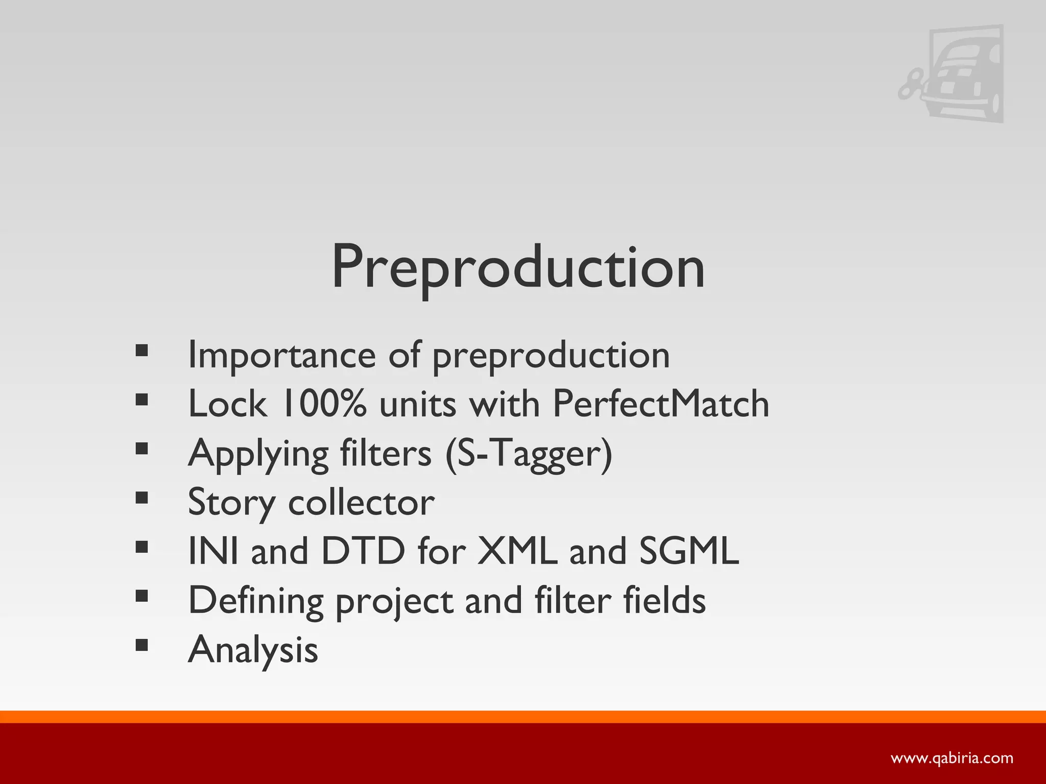 SDL Trados advanced training course | PPT