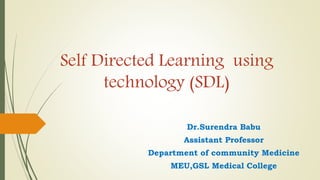 Sdl using techonology | PPTX