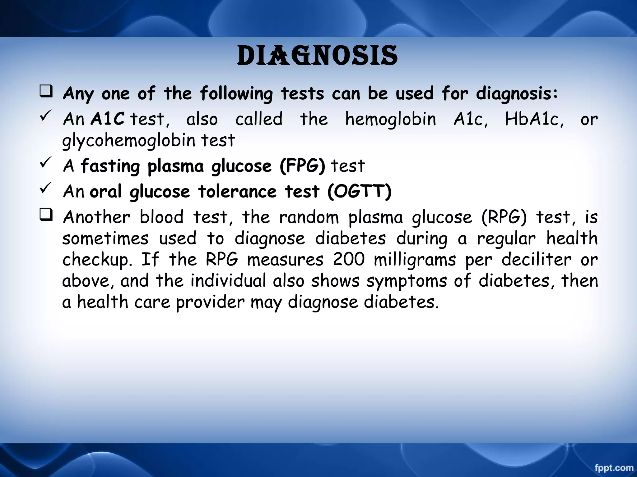 Diabetes Mellitus | PPT