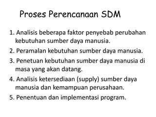 Prencanaan SDM | PPT