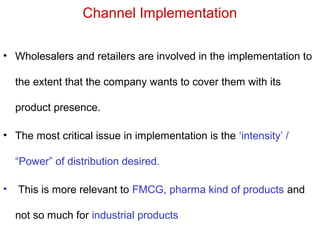 Channel Information Systems | PPT