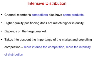 Channel Information Systems | PPT