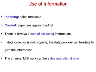 Channel Information Systems | PPT