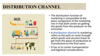 SUPPLY AND DISTRIBUTION CHANNEL OF SUBWAY | PPTX