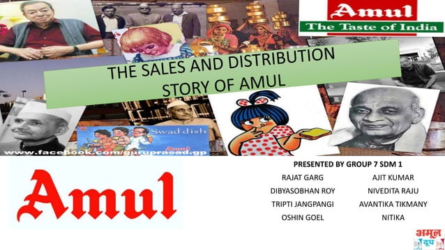 A Study of the Sales and Distribution System at AMUL | PPTX