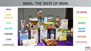 A Study of the Sales and Distribution System at AMUL | PPTX