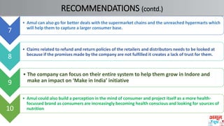 A Study of the Sales and Distribution System at AMUL | PPTX