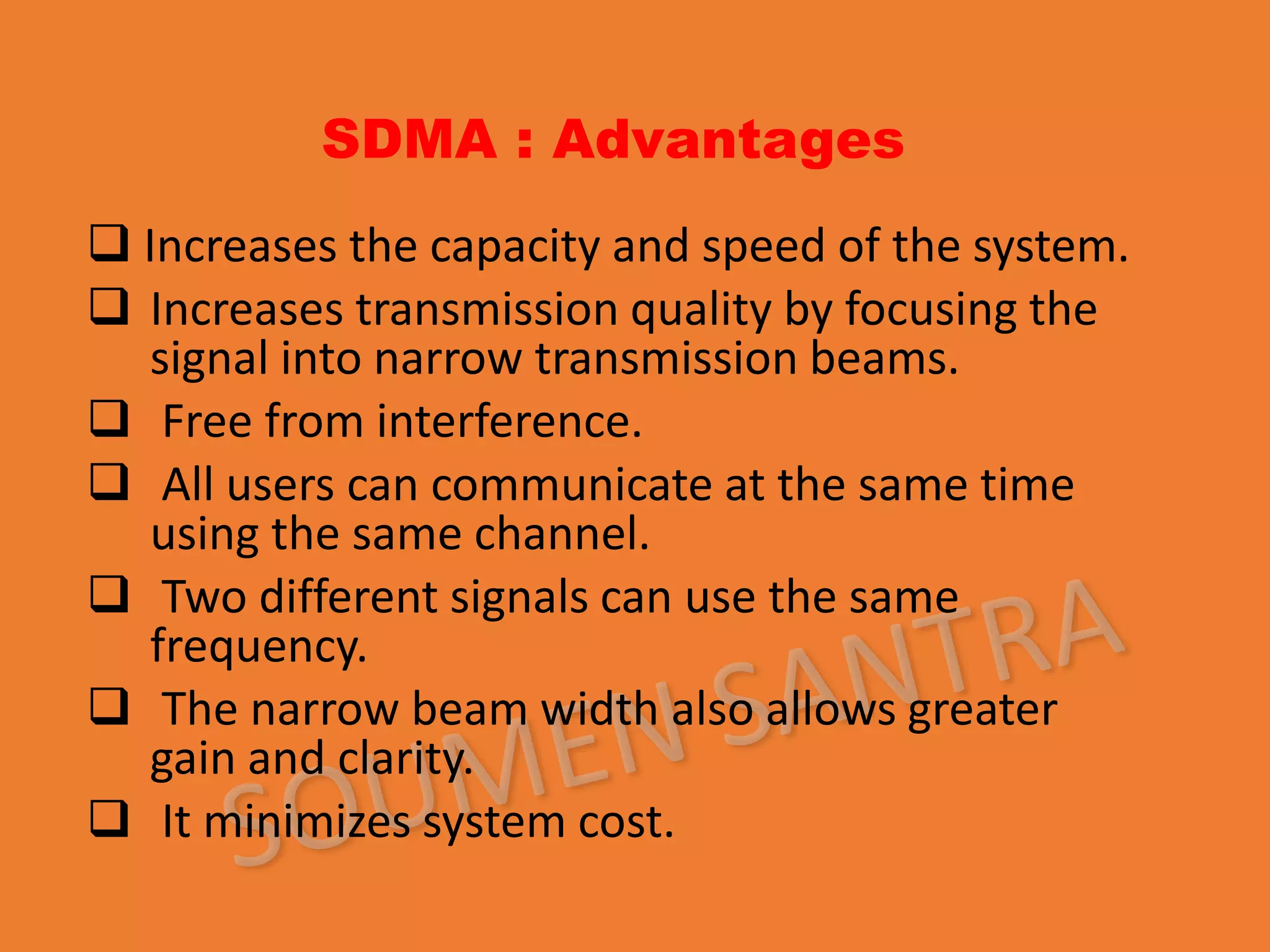 Space Division Multiple Access Sdma Satellite Communication Ppt 