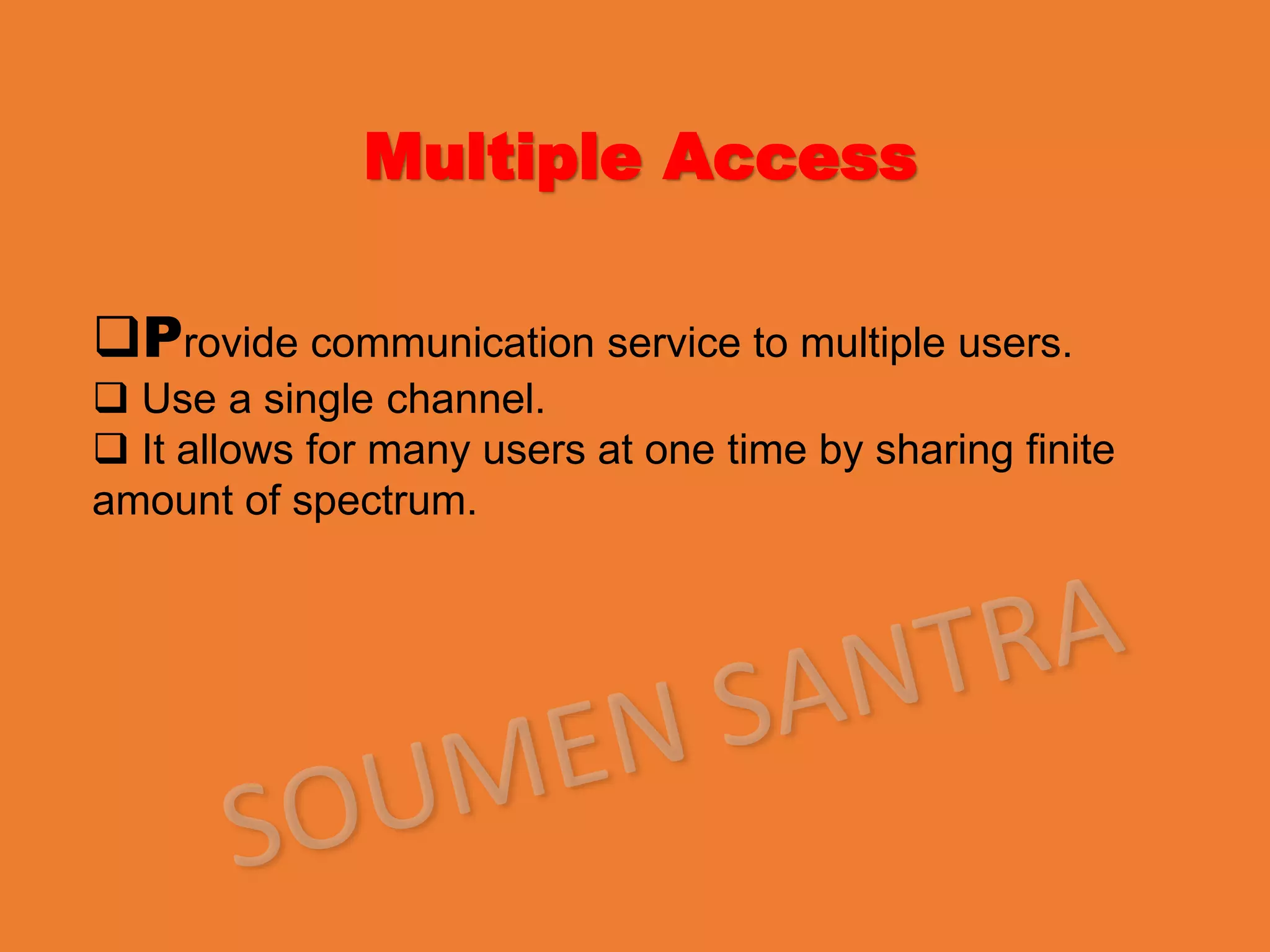 SPACE DIVISION MULTIPLE ACCESS (SDMA) SATELLITE COMMUNICATION | PPTX