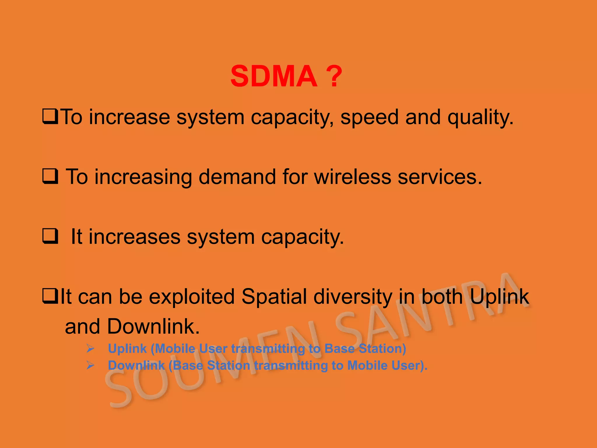 Space Division Multiple Access Sdma Satellite Communication Pptx