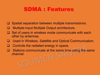 SPACE DIVISION MULTIPLE ACCESS (SDMA) SATELLITE COMMUNICATION | PPTX