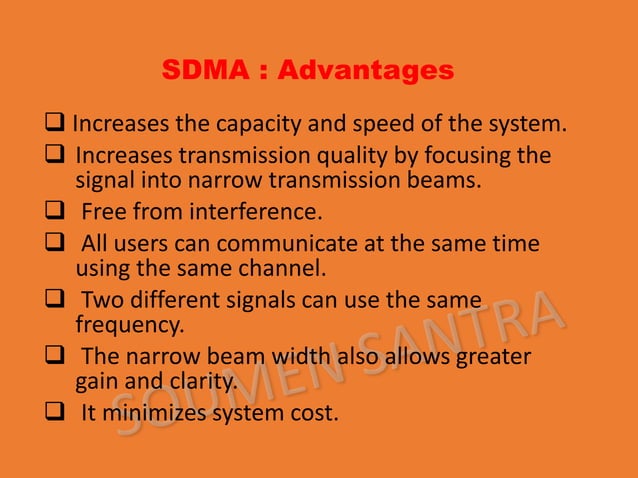 SPACE DIVISION MULTIPLE ACCESS (SDMA) SATELLITE COMMUNICATION | PPTX
