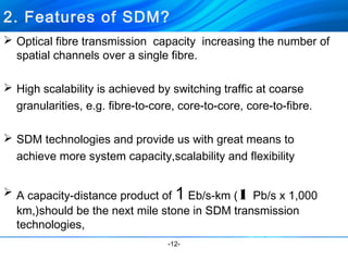 SPACE DIVISION MULTIPLEXING (SDMA) | PPT