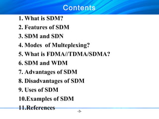 SPACE DIVISION MULTIPLEXING (SDMA) | PPT