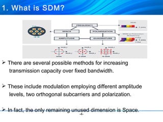 SPACE DIVISION MULTIPLEXING (SDMA) | PPT