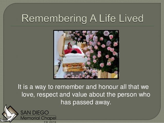 Elements Of A Good Funeral | PPTX